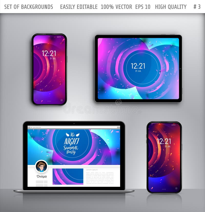 Vector Wallpaper for Smartphone.Abstract Illustration.Background or ...