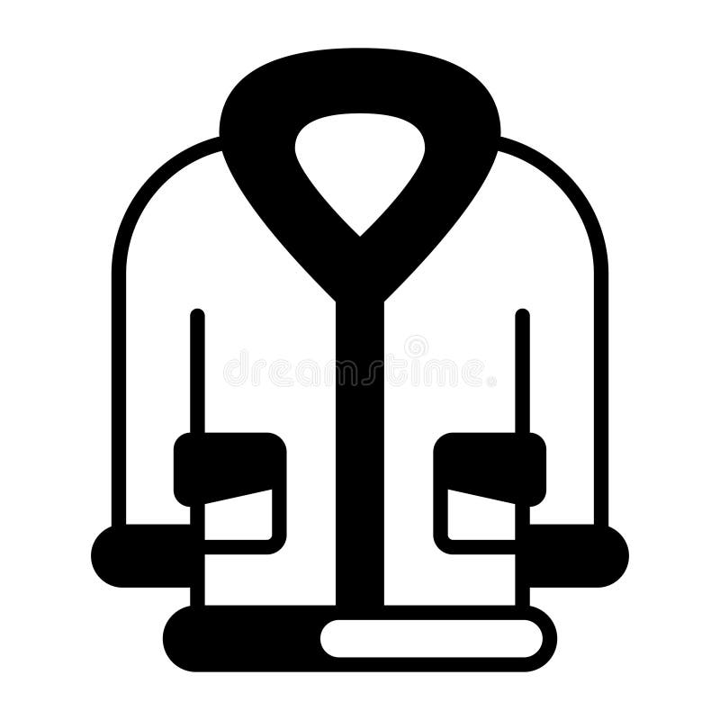 Vector Warm Cloth and Coat for Winter Season Icon Stock Vector ...
