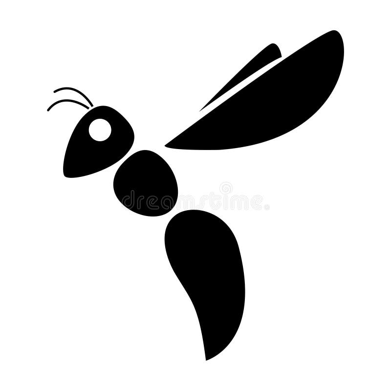 Vector wasp logo stock illustration. Illustration of graphic - 263907746