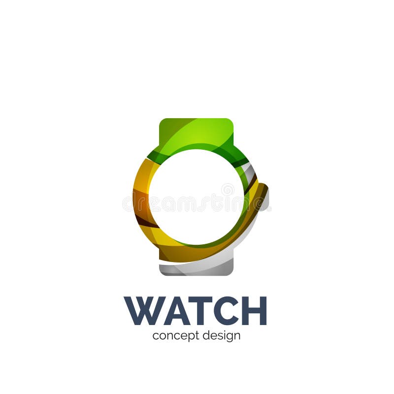 Vector watch logo stock illustration. Illustration of badge - 78739501