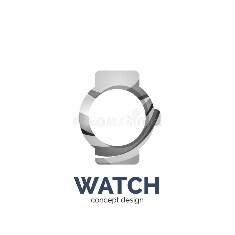 Vector watch logo stock vector. Illustration of company - 79597595