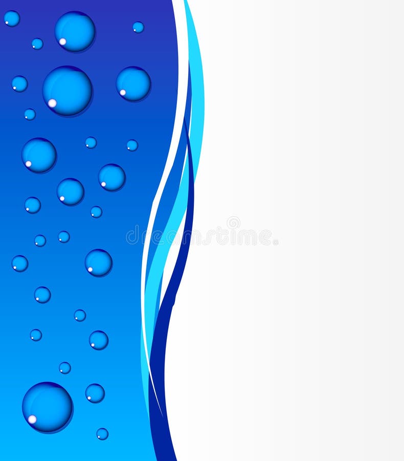 Vector water stock vector. Illustration of healthy, clean - 22958871