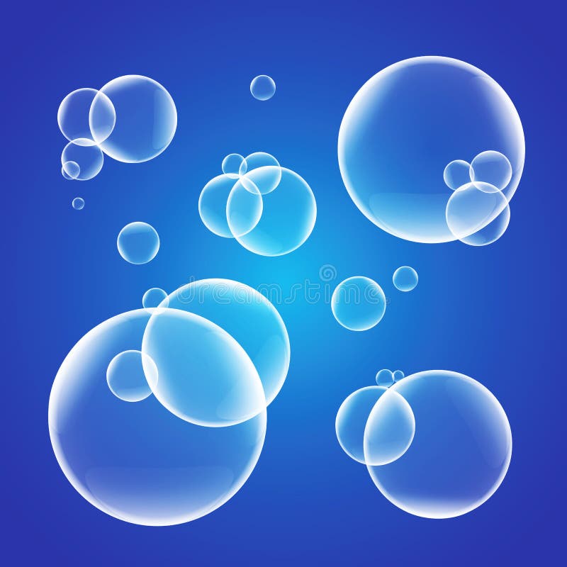 Water Bubbles Background, Vector Illustration Stock Vector ...
