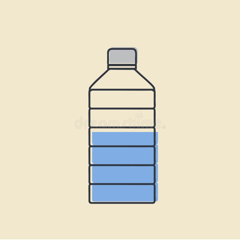 Vector of Water Container Icon Stock Vector - Illustration of symbol ...