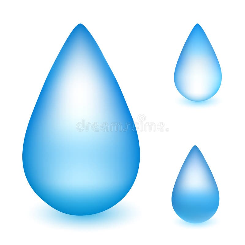 Water vector drops stock vector. Illustration of growth - 10799237