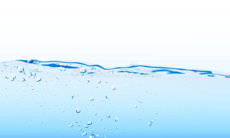 Vector Water Splash and Ripple Bubbles Over Stock Vector - Illustration ...