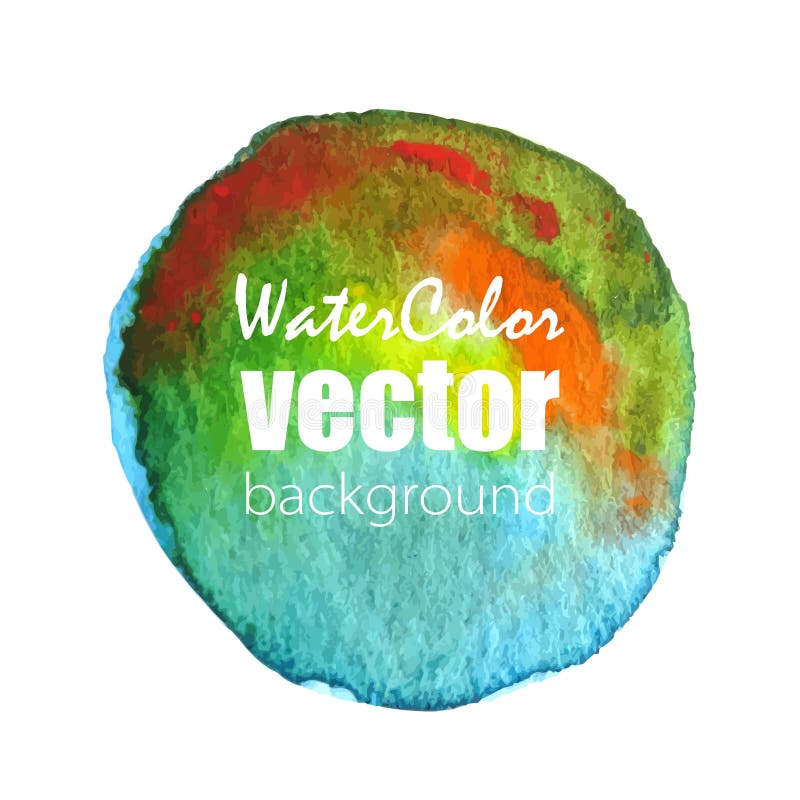 Vector Watercolor Background Stock Vector - Illustration of brush ...