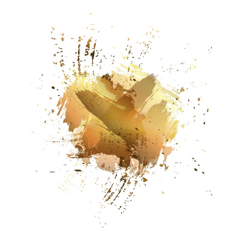 Vector Watercolor Splash Texture Background Isolated. Hand-drawn Blob ...