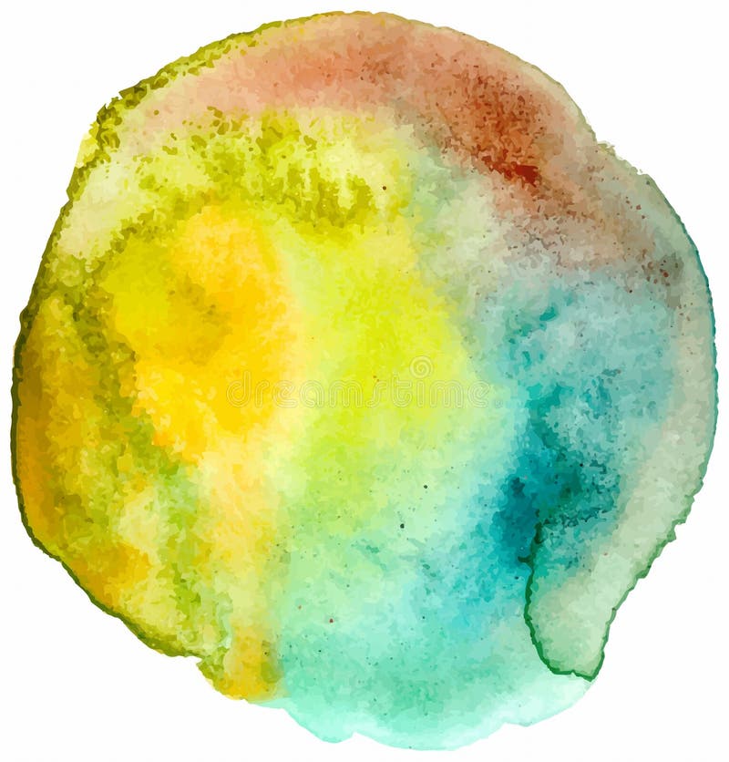 Vector watercolor spot stock vector. Illustration of artistic - 49005502