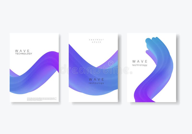 Vector Wave Abstract Background. Design Brochure Template Stock Vector ...