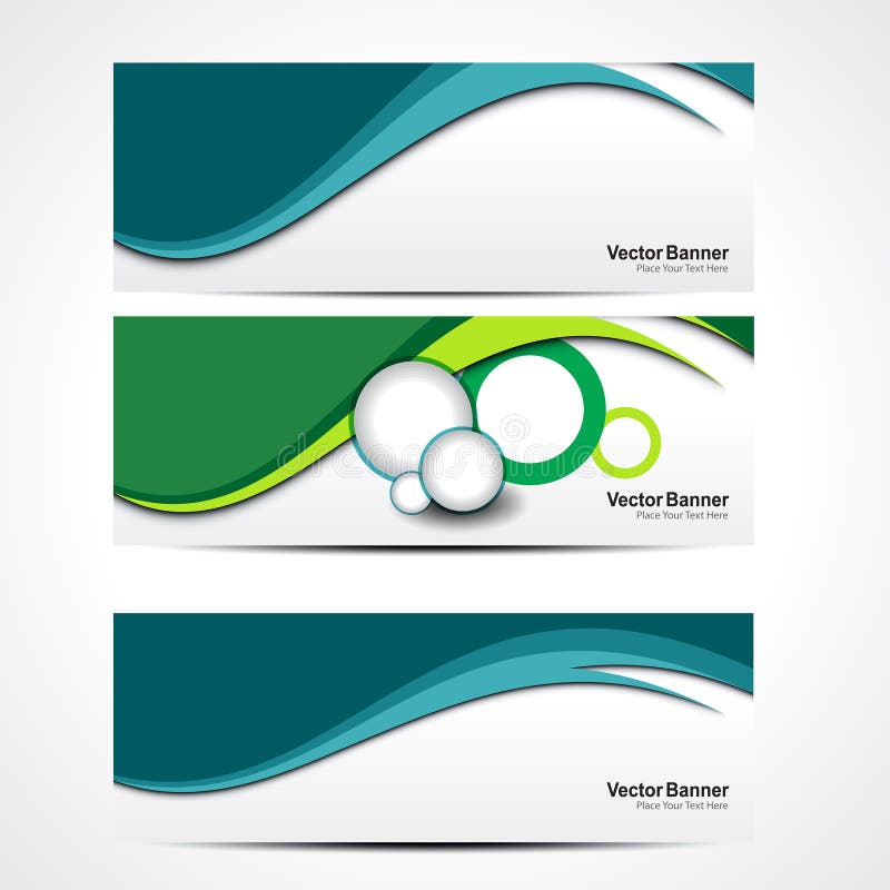 Vector Wave banner stock vector. Illustration of color - 33130076