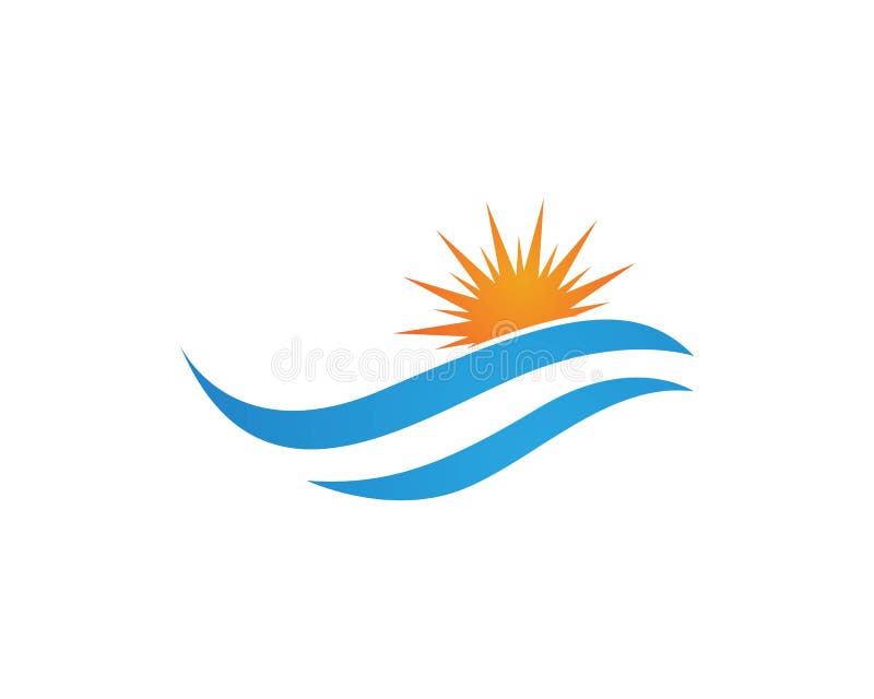 Vector - Wave Beach Logo and Symbols Vector Template Icons Stock ...