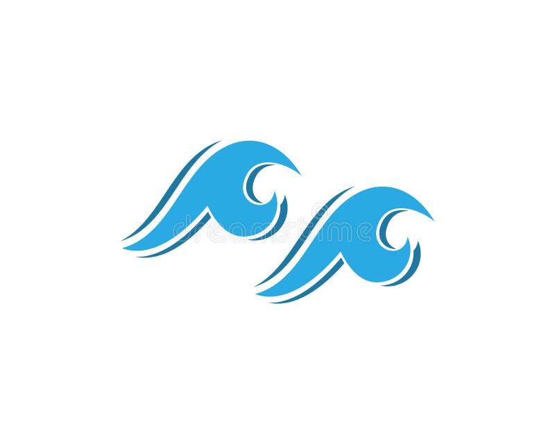 Wave Beach Logo and Symbol Icon Stock Vector - Illustration of isolated ...