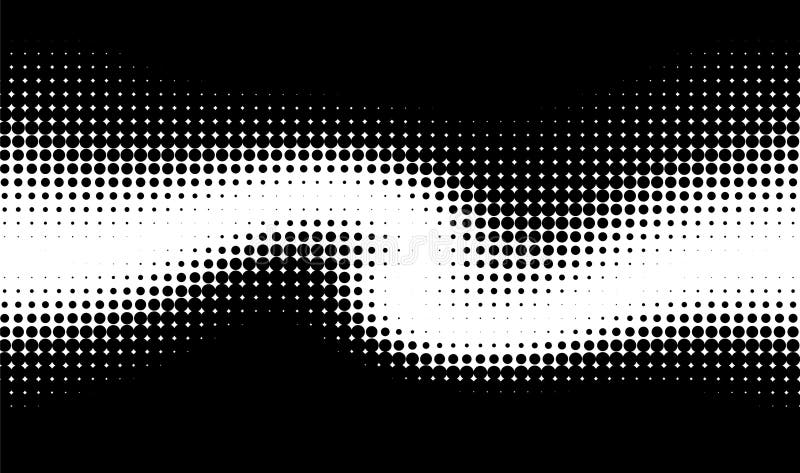 Vector wave dots pattern stock illustration. Illustration of raster ...
