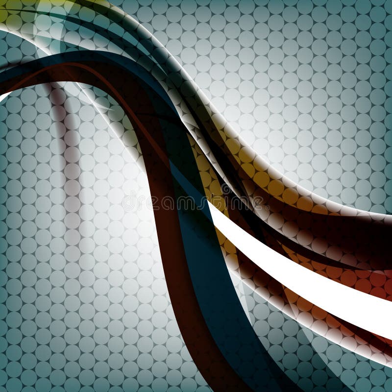 Vector Wave Elements Dark Concept Business Background Stock Vector ...