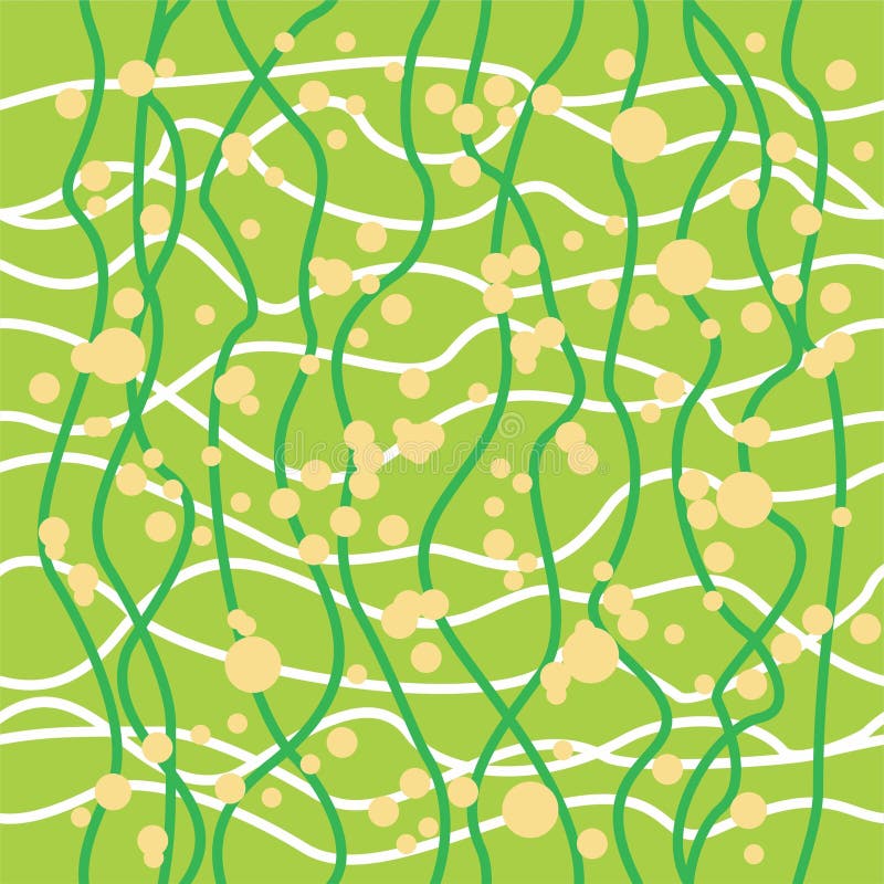 Vector Wavy Pattern with Abstract Lines and Dots Background. Cdr X6 ...