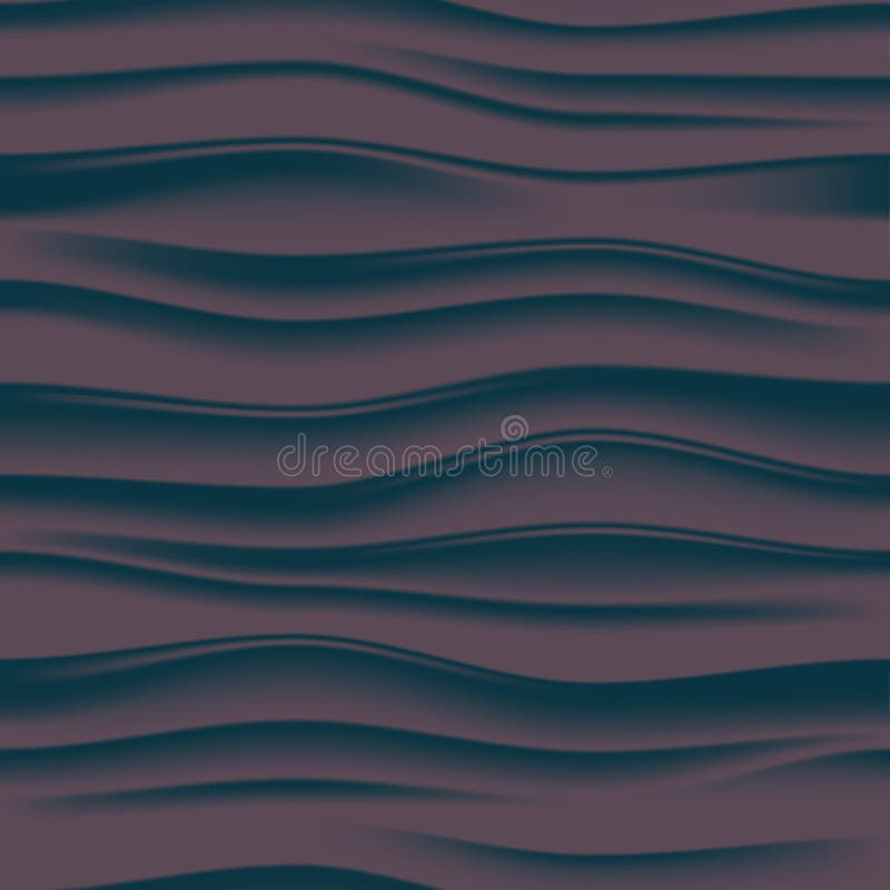 Vector Wavy Seamless Pattern Stock Vector - Illustration of decoration ...