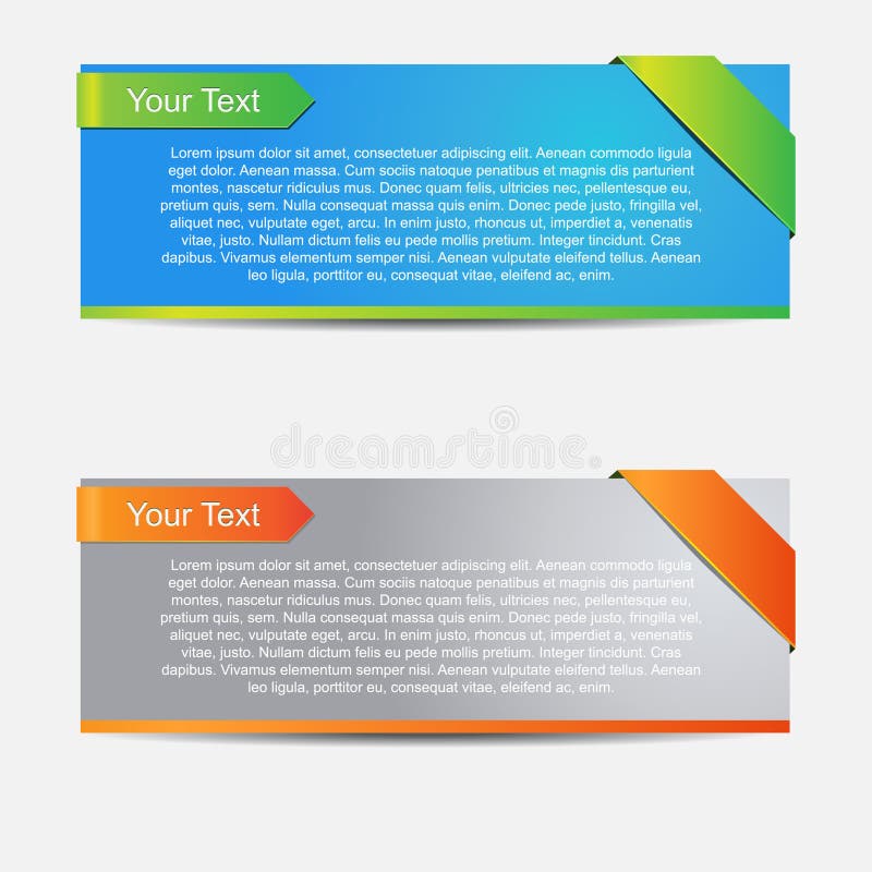 Vector Web Banner stock vector. Illustration of banner - 26486182