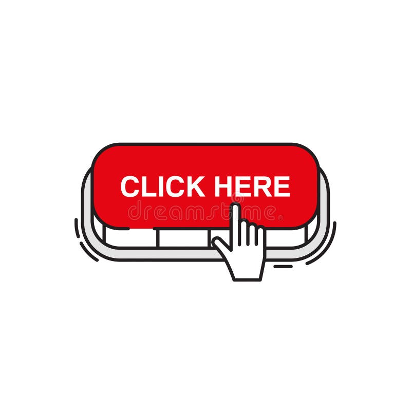 Vector web banner stock vector. Illustration of finger - 219188827