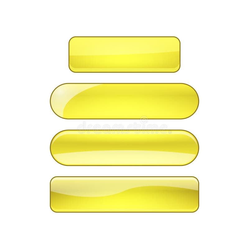 Vector web buttons set stock illustration. Illustration of button ...