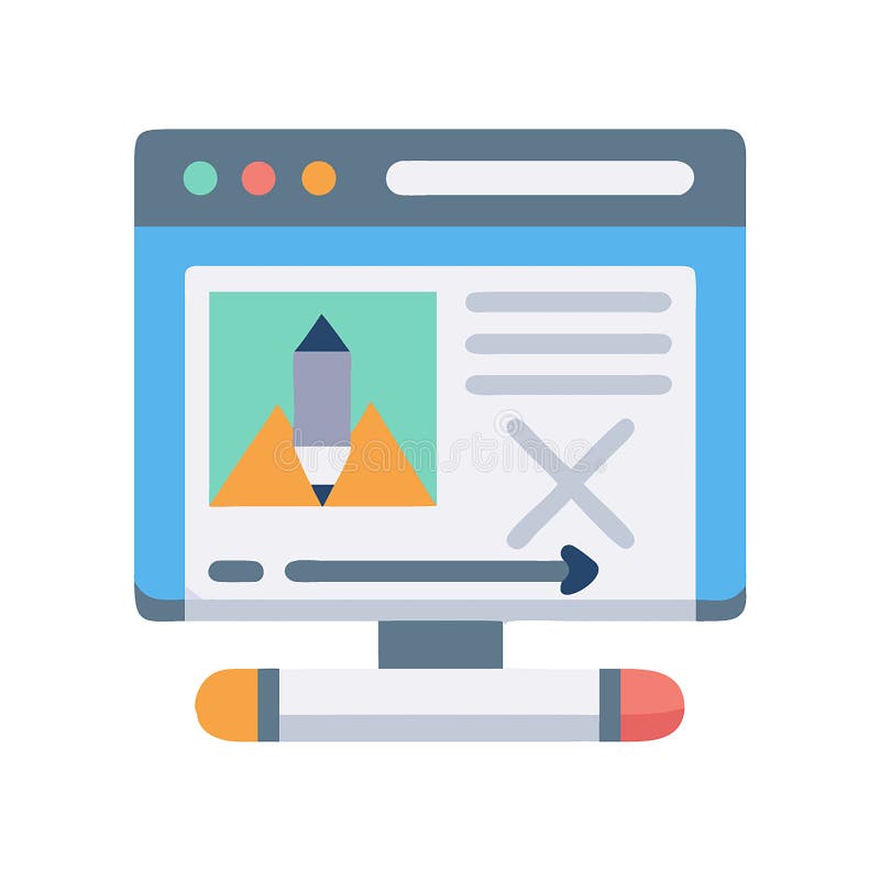 Web design icon stock illustration. Illustration of vector - 381388228