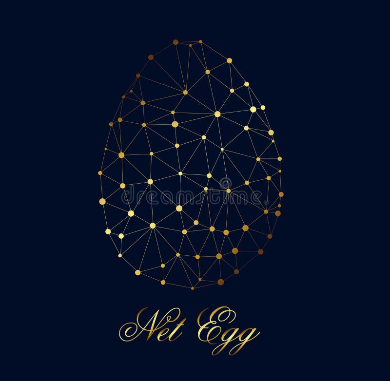 Vector Web Egg Icon stock vector. Illustration of meshy - 278460829