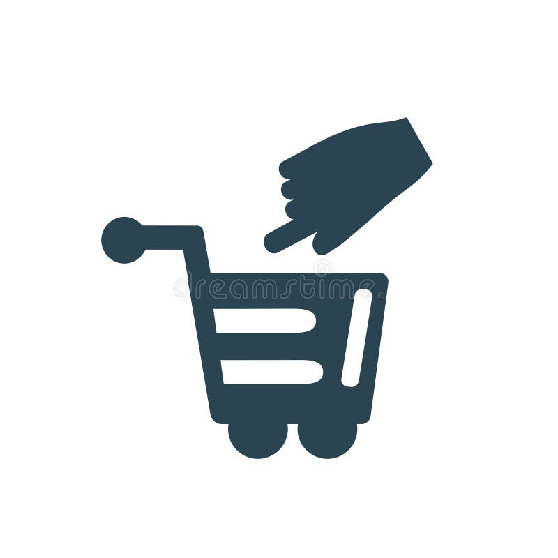 Vector Web Icon for Online Ordering and Delivery of Food and Goods ...
