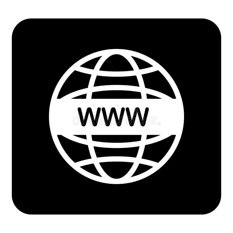 Www Icon Black And White