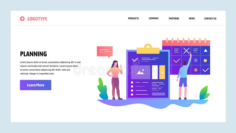 Task manager web banner stock vector. Illustration of mockup - 146198395