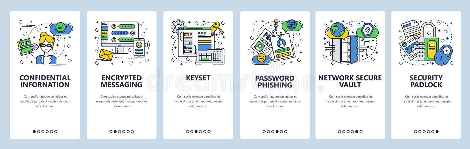 Vector Web Site Linear Art Onboarding Screens Template. Internet Cyber ... Vector Web Site Linear Art Onboarding Screens Template. Internet Cyber ...