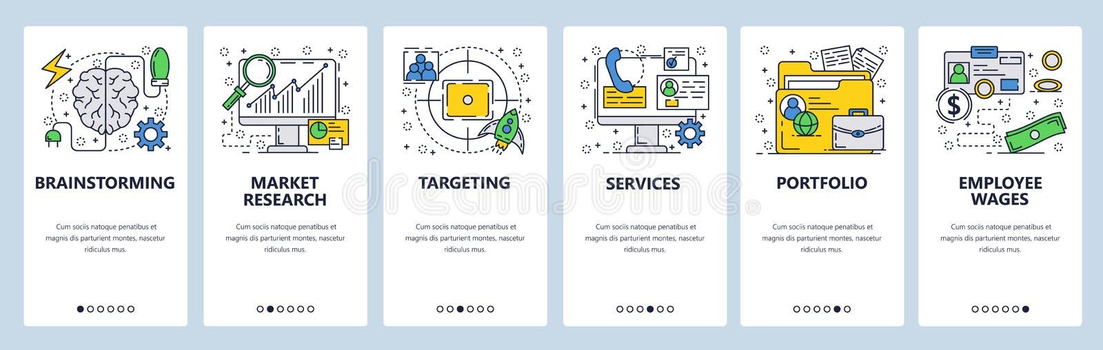 Brain Webpage Template Stock Illustrations – 291 Brain Webpage Template ...