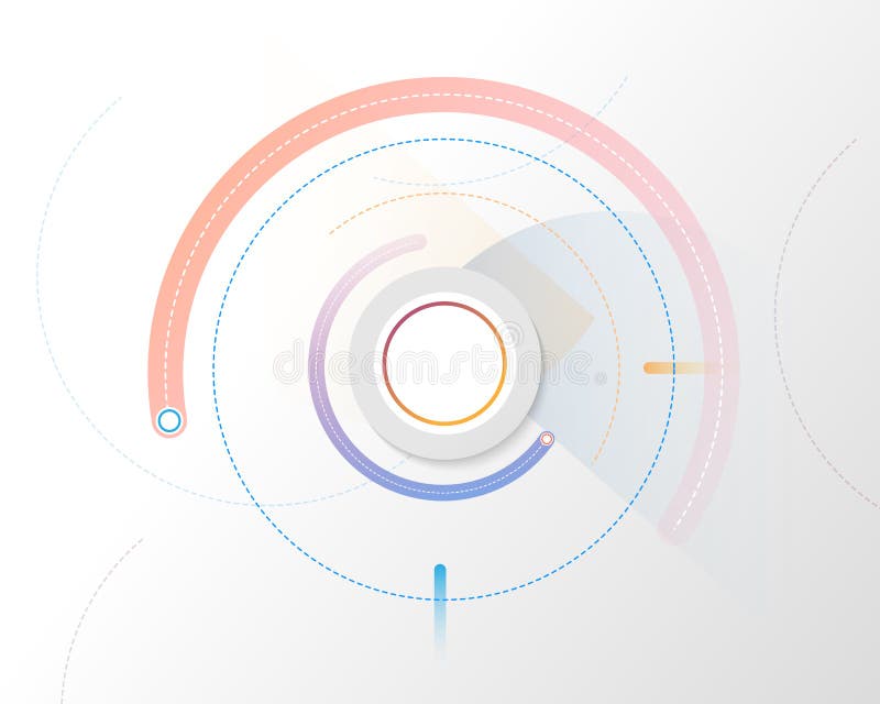 Vector Web Template with Abstract Shapes - Vector Stock Vector ...