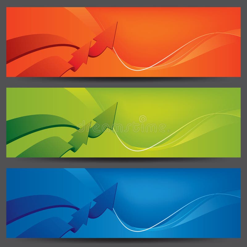 Vector Website Headers / Banners Stock Vector - Illustration of ...