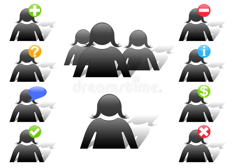 Vector Accept and Decline Buttons Stock Vector - Illustration of pushed ...