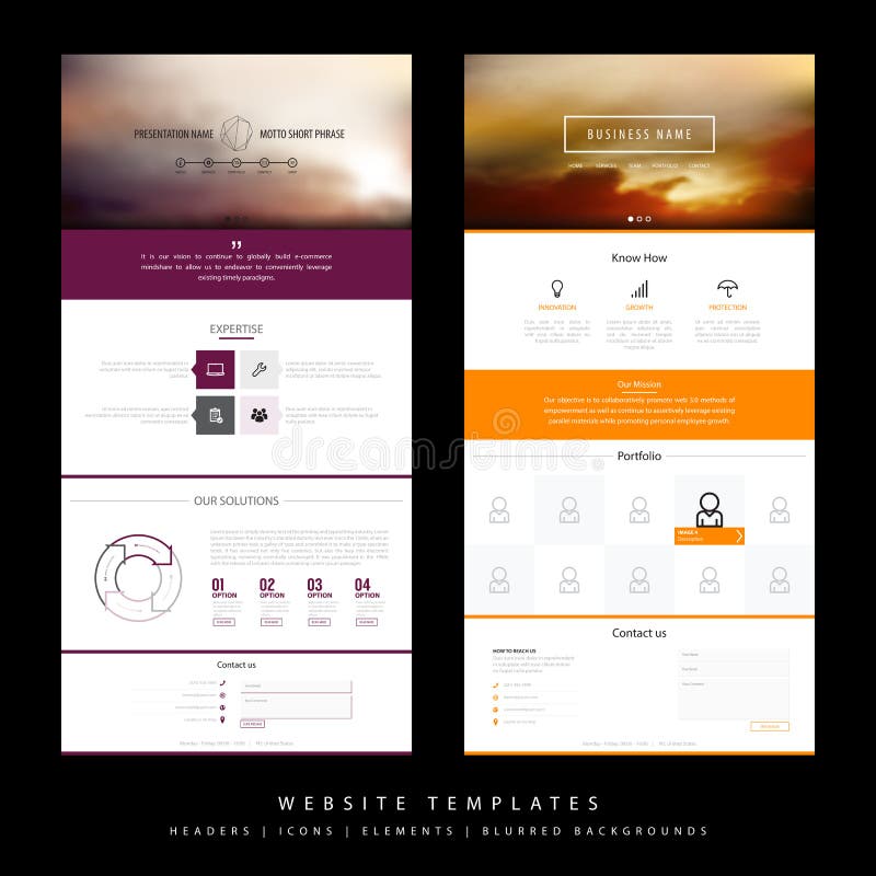 Mockup Headers Stock Illustrations – 317 Mockup Headers Stock ...
