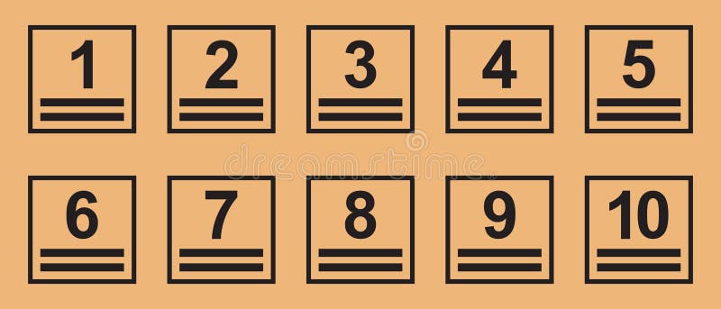 Vector Weight Stacking Limitation Set Stock Vector - Illustration of ...