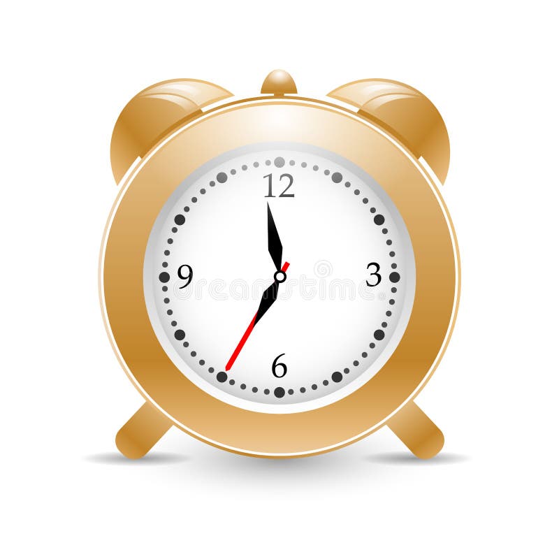 Vector wekker vector illustratie. Illustration of haast - 73914962