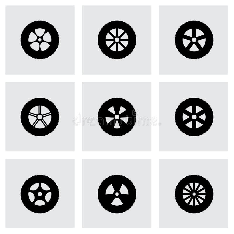 Vector Wheel with Car Spares Stock Vector - Illustration of icon ...