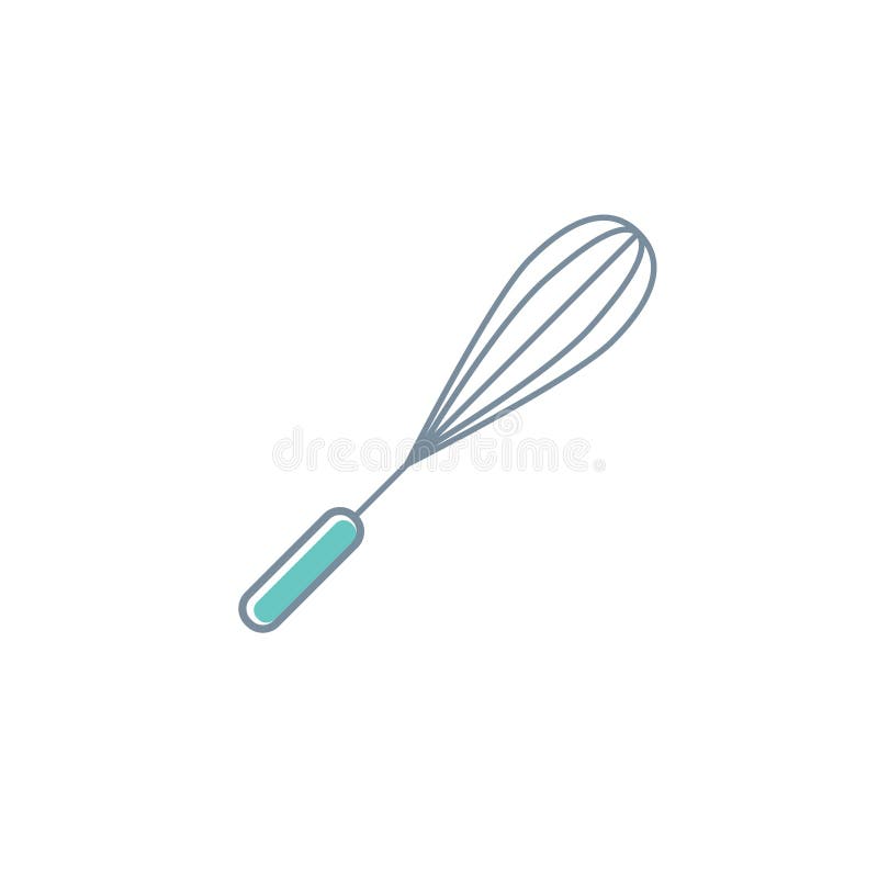 Vector Whisk Icon Mixer. Kitchen Beater Cooking Whisk Bakery Food ...