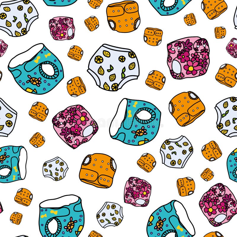 Seamless Baby Diapers Stock Illustrations – 413 Seamless Baby Diapers ...