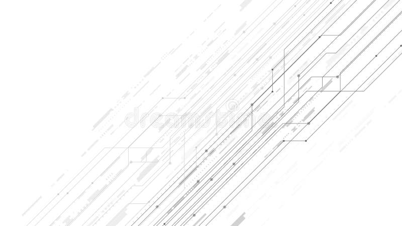 Vector White Background Abstract Technology Communication Data S Stock ...