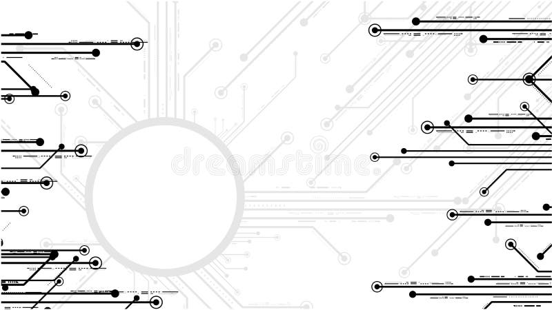 Vector White Background Abstract Technology Communication Data S Stock ...