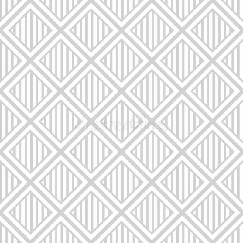 Vector White Background with Geometric Shapes. Seamless Pattern Stock ...
