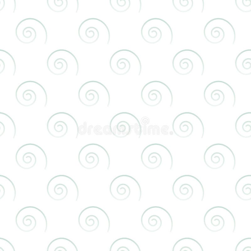 Vector White Background. Soft Regular Big Swirl Elements on a White ...