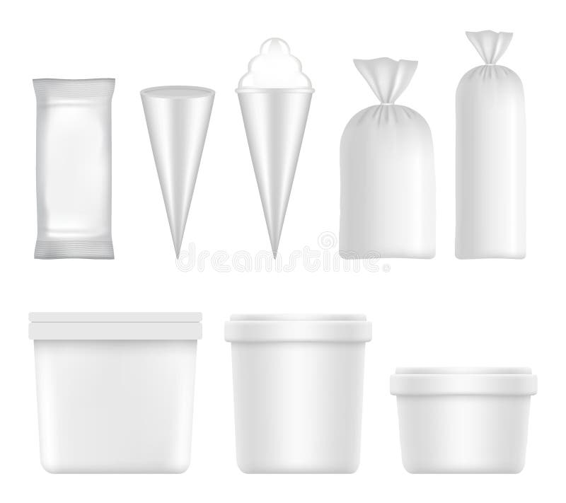 Ice Cream Packaging Mockup Stock Illustrations – 1,095 Ice Cream ...