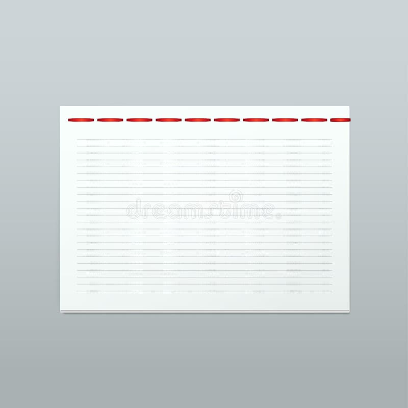 Blank White Page Notebook Stock Illustrations – 36,126 Blank White Page ...