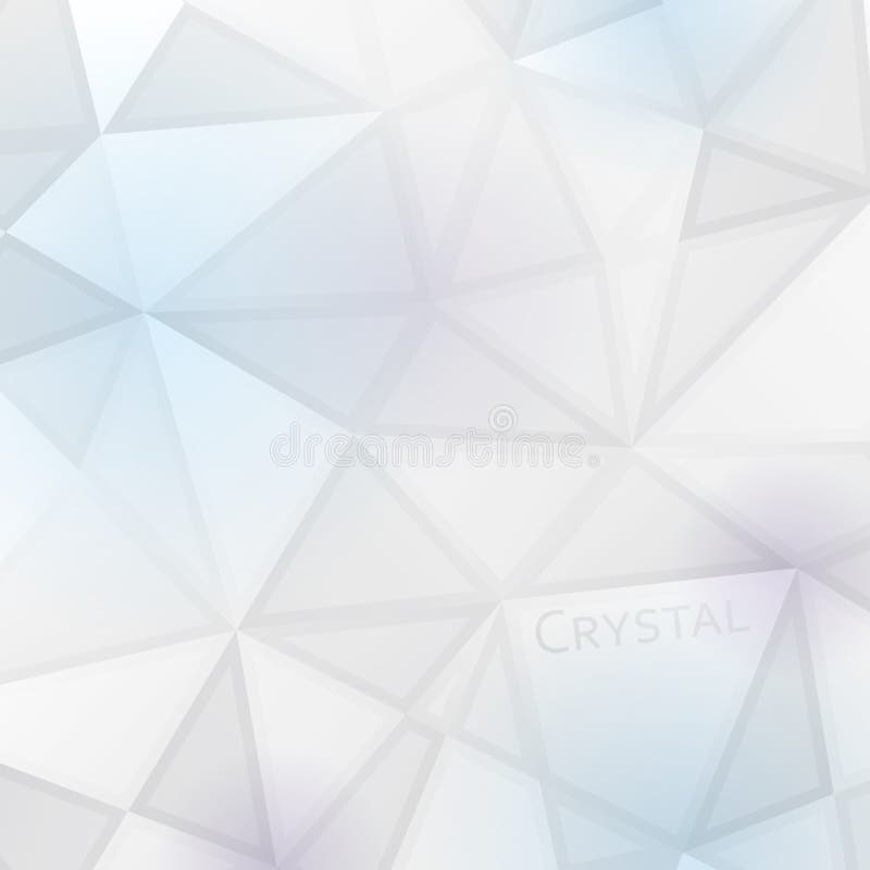 Vector White Crystal Background Stock Vector - Illustration of glass ...