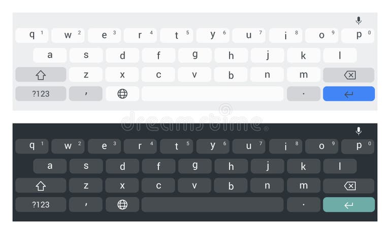 Mobile Keyboard Interface Stock Illustrations – 9,517 Mobile Keyboard ...