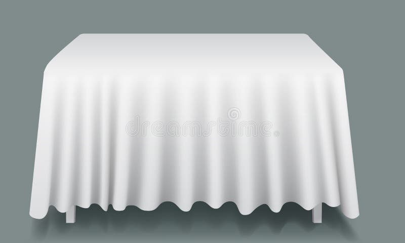 Rectangular Table White Tablecloth Stock Illustrations – 304 Rectangular Table White Tablecloth ...