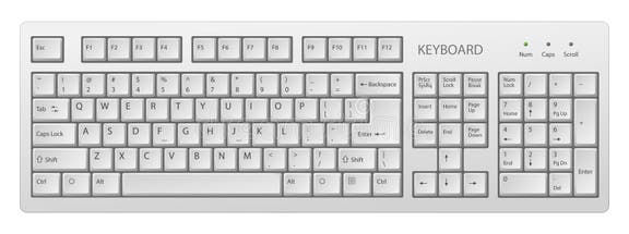 Qwerty Keyboard Layout Stock Illustrations – 1,208 Qwerty Keyboard ...